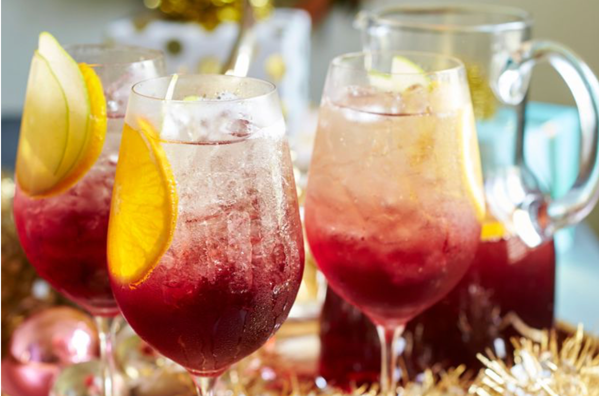 Sip Cocktail: Cranberry Sangría Punch | The Sip Society